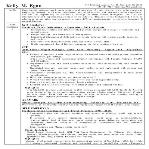 Resume 2015 | PDF