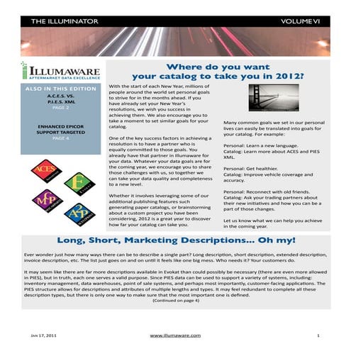 AAIA ACES PIES Automotive Aftermarket Catalog | PDF