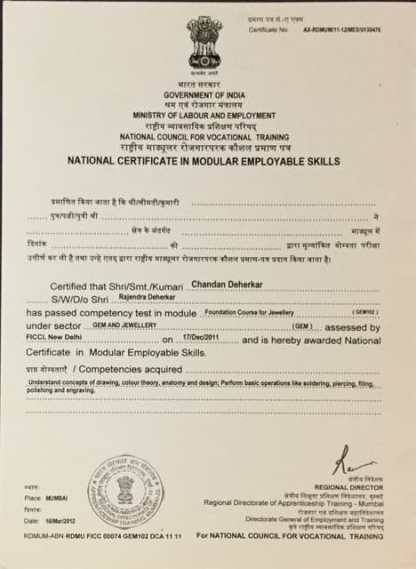 Metal Embossing Certificate | PPT