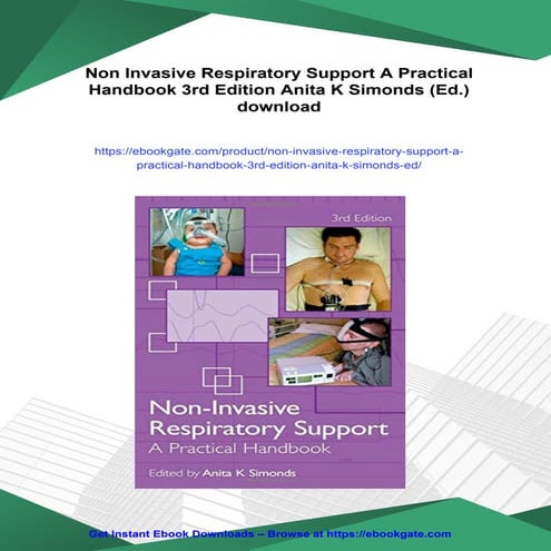 Non Invasive Respiratory Support A Practical Handbook 3rd Edition Anita ...