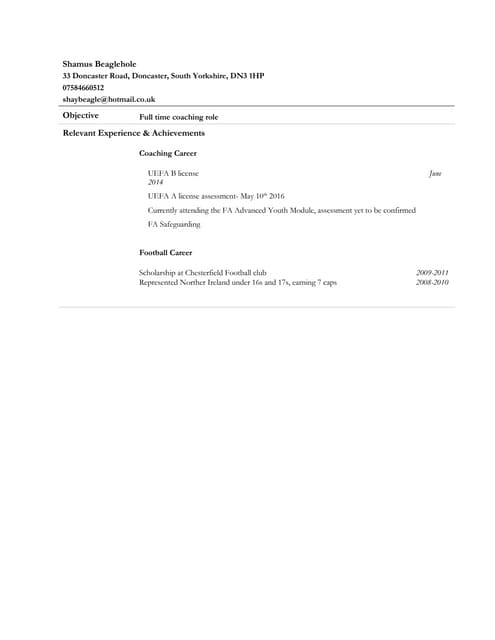 Robert McCallum: Gartcairn Football Academy | PDF | Soccer | Sports