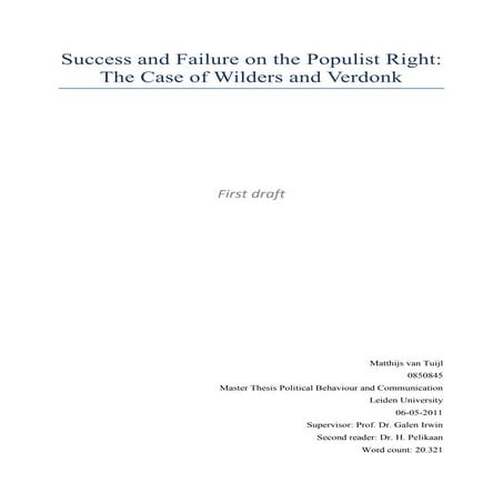 Thesis first draft | PDF