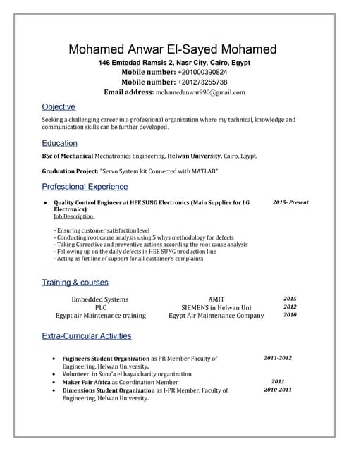 Amal Sayah CV | PDF
