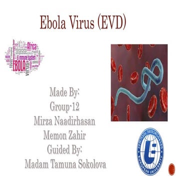 Ebola virus disease | PPTX