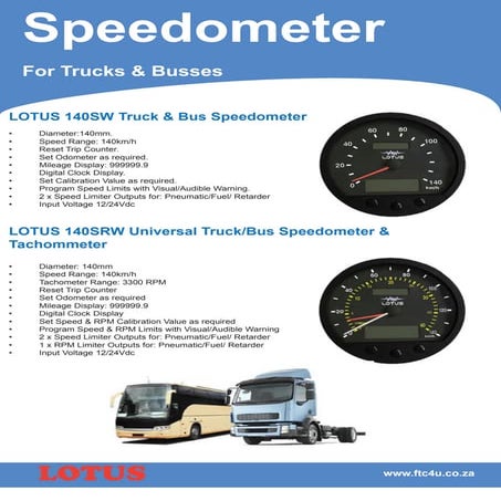 Speedometer Trucks Busses | PDF