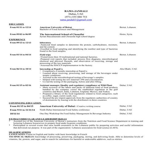 Jana Majzoub_Resume | PDF