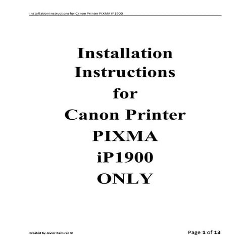 Examining Canon Printer Installation Modes | Printershut | PPTX