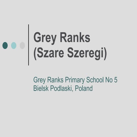 Grey Ranks | PPS
