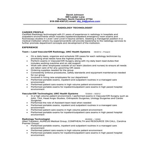 David Johnson updated resume | PDF