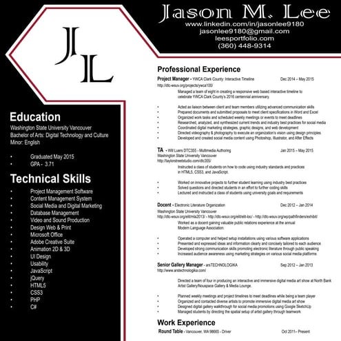 Jason M. Lee's Resume | PDF