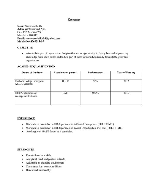 Pardeep Resume -Web developer | PDF