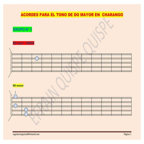 78970604 acordes-para-charango-en-el-tono-de-do-mayor | PDF