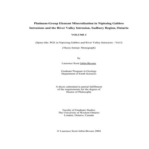 PhD Thesis SJB Dec_04 | PDF