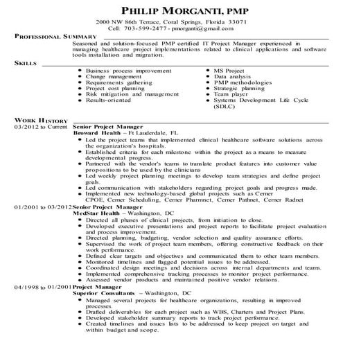 linked in resume | DOCX