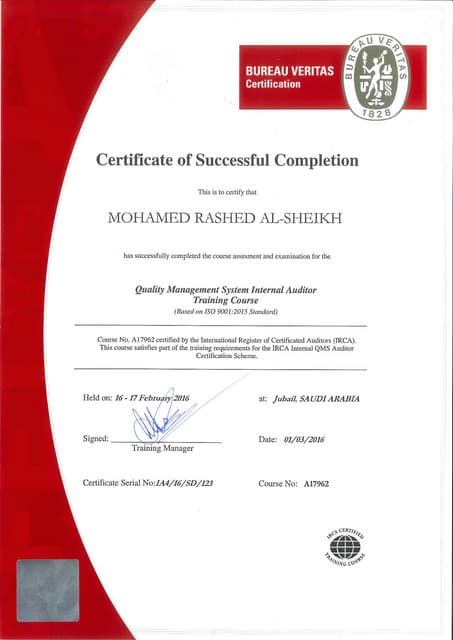 AVCASA certificate | PDF