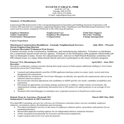 Eugene Resume NEW | DOC