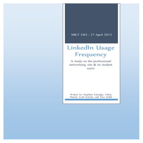 LinkedIn Report | DOCX