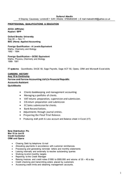 Abdul Rahman CV | DOC