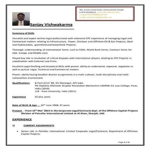 CV SV | DOCX | Civil Engineering Industry | Industries