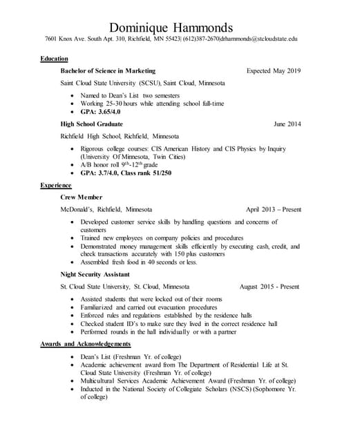 Heather Gallagher Skills Resume | PDF