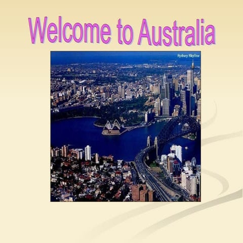 Australia basic informations for beginners | PPT