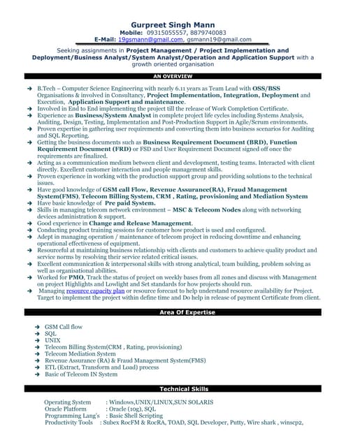 Resume_FLEXCUBE | PDF