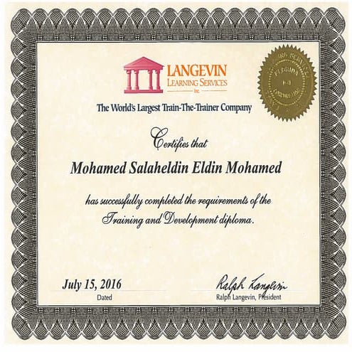 Training Diploma | PDF