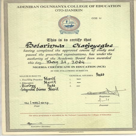 CERTIFICATE (2) | PDF