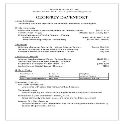 Andrea Wilson - Resume | DOC