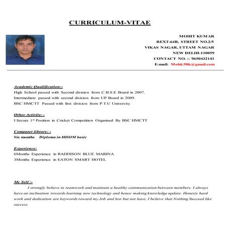 Mohit Resume | PDF