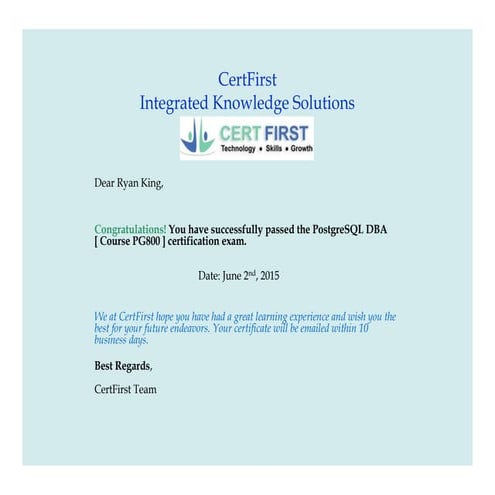 PostgreSQL Exam Ryan King 060215 | PDF | Education