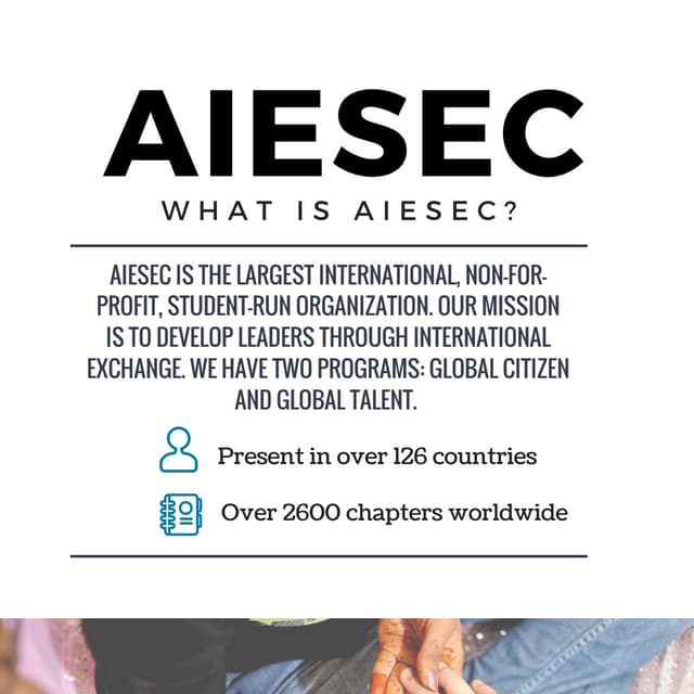 AIESEC Infograph | PDF