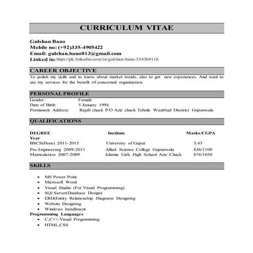 CV | PDF