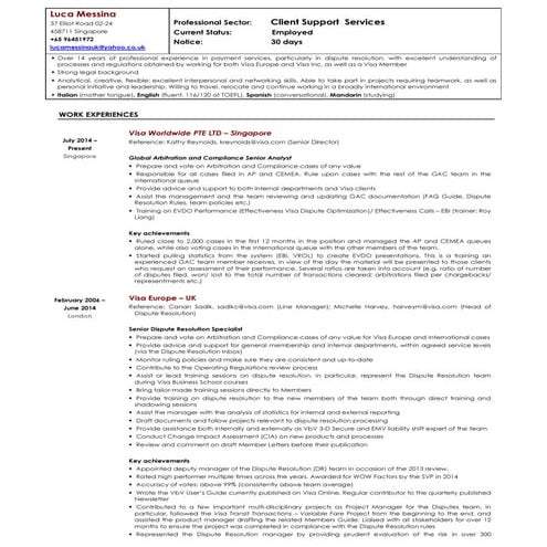 LM CV January 2016 | PDF