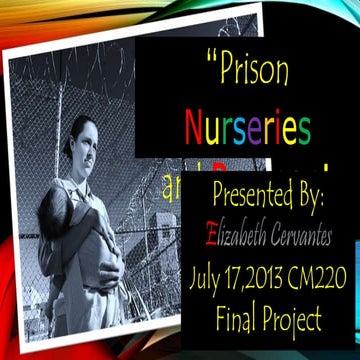 prison nursery final pres | PPTX