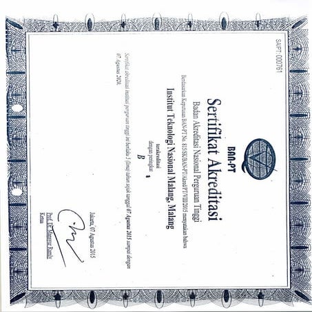 Certivicate Perguruan Tinggi | PDF