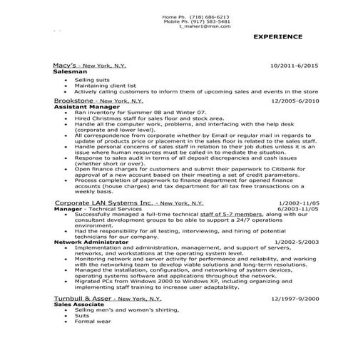 Dedra Lance resume | DOC
