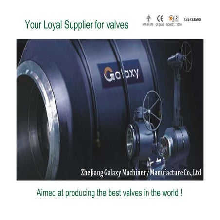 Galaxy Machinery Valve（2014） | PPT