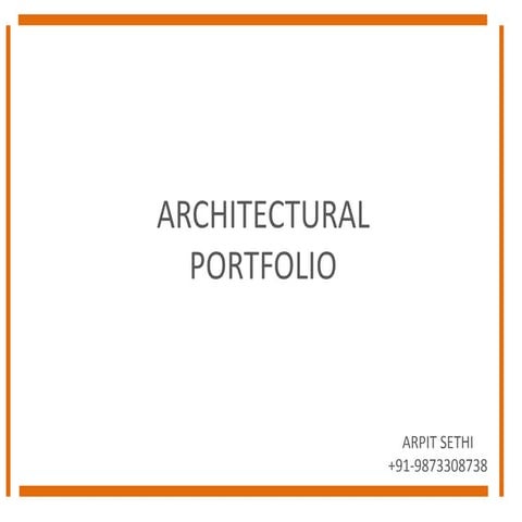 ARPIT SETHI PORTFOLIO | PDF