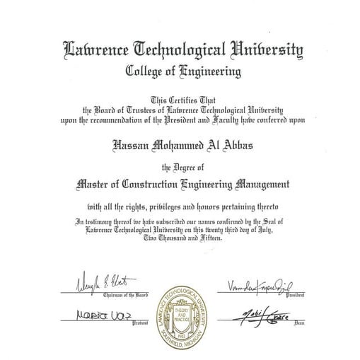 Master Degree(Diploma) | PDF