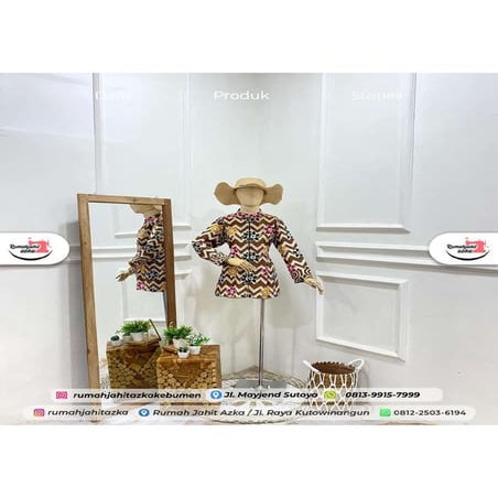 Gamis Batik High Quality by Rumah Jahit Azka | PDF