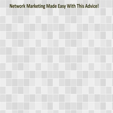 The Do's And Don'ts Of Network Marketing | PPTX