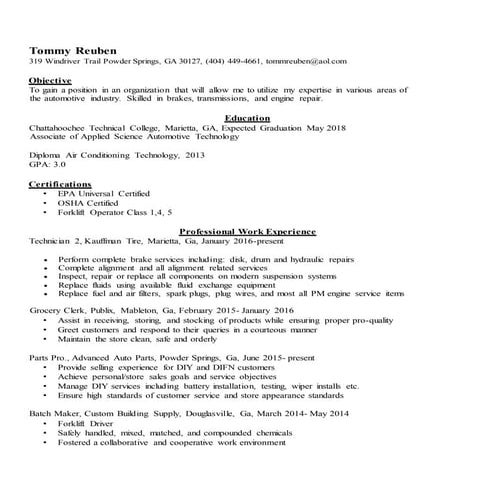 Resume201605260145 (1) | PDF