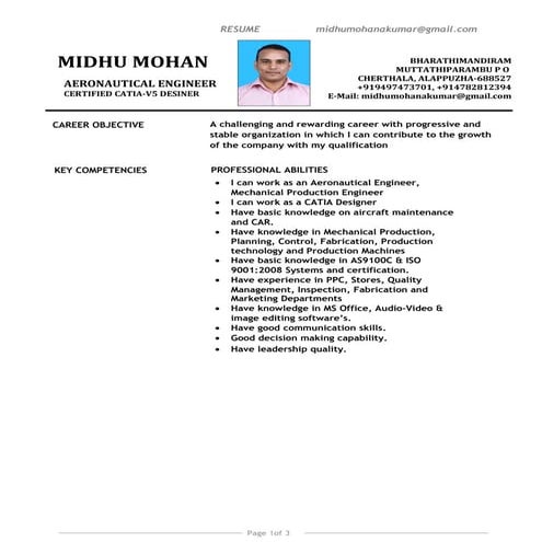Midhu C V | DOC