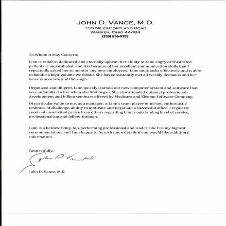 Letter of Recommendation (2) | DOCX