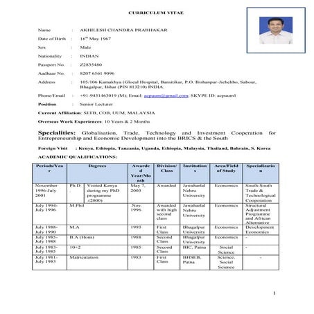 CV and Certificates | PDF | Business Accounting & Finance | Business