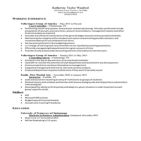 Tim Tunnecliffe New Resume | PDF