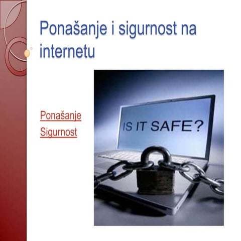 794 ponašanje i sigurnost na internetu | PPT