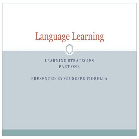Language_Learning[1] | PPT