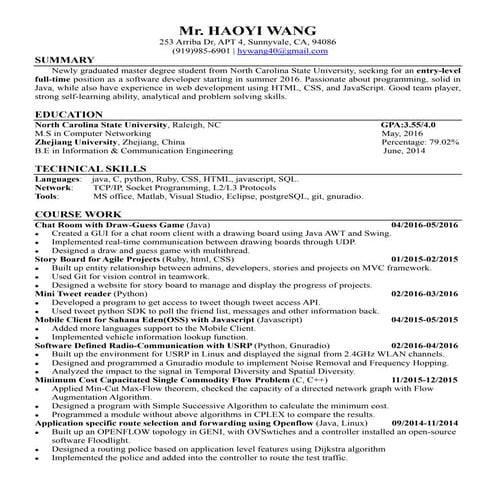Resume | PDF